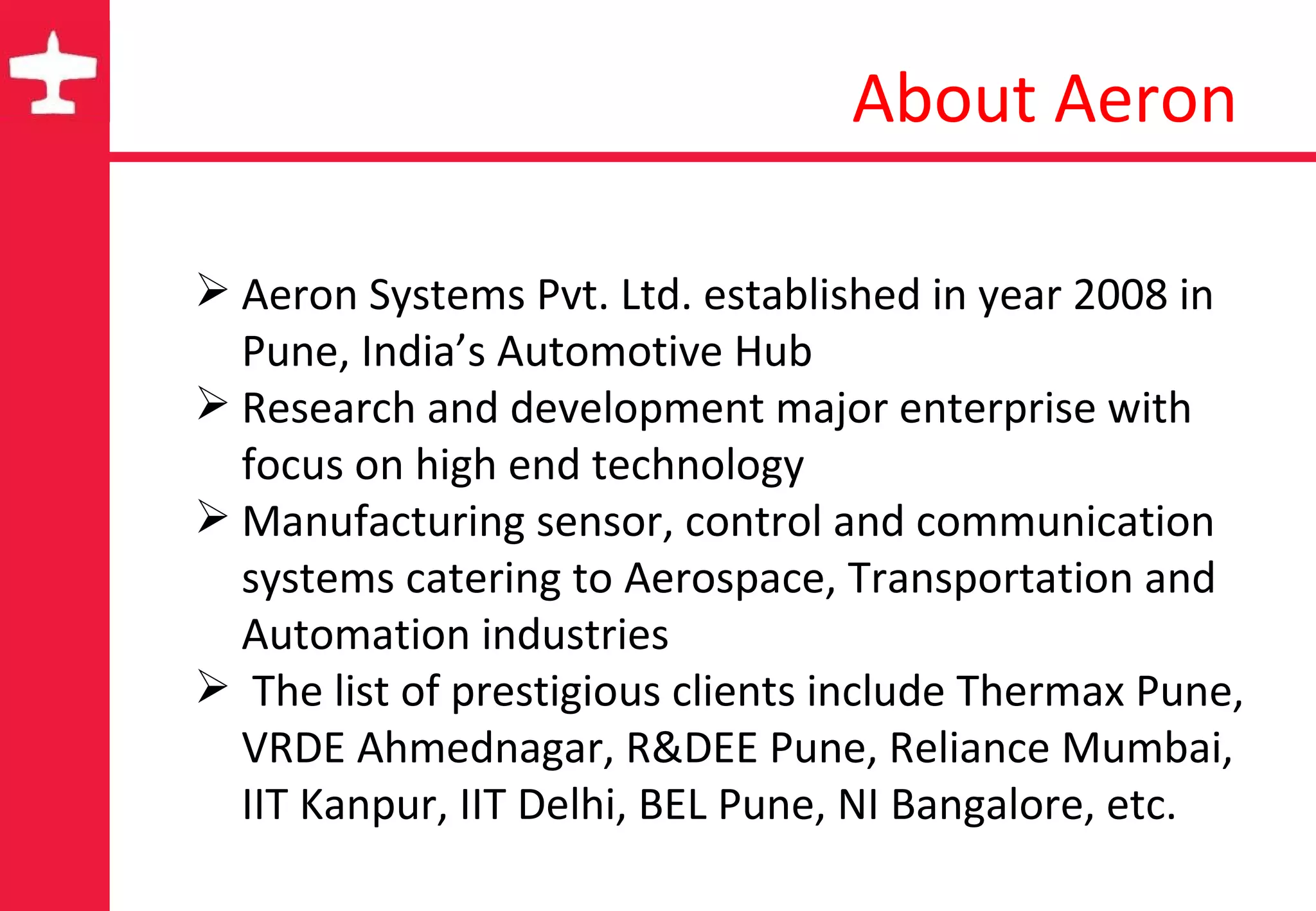 Aeron Systems Presentation | PPT