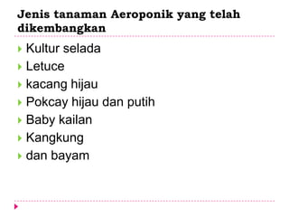 Aeroponik | PPTX