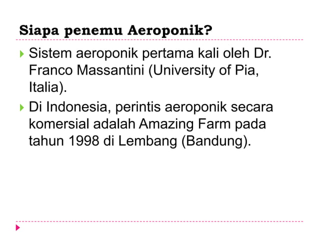 Aeroponik | PPTX