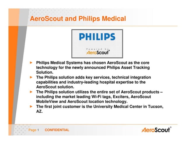 Aeroscout Phillips | PDF