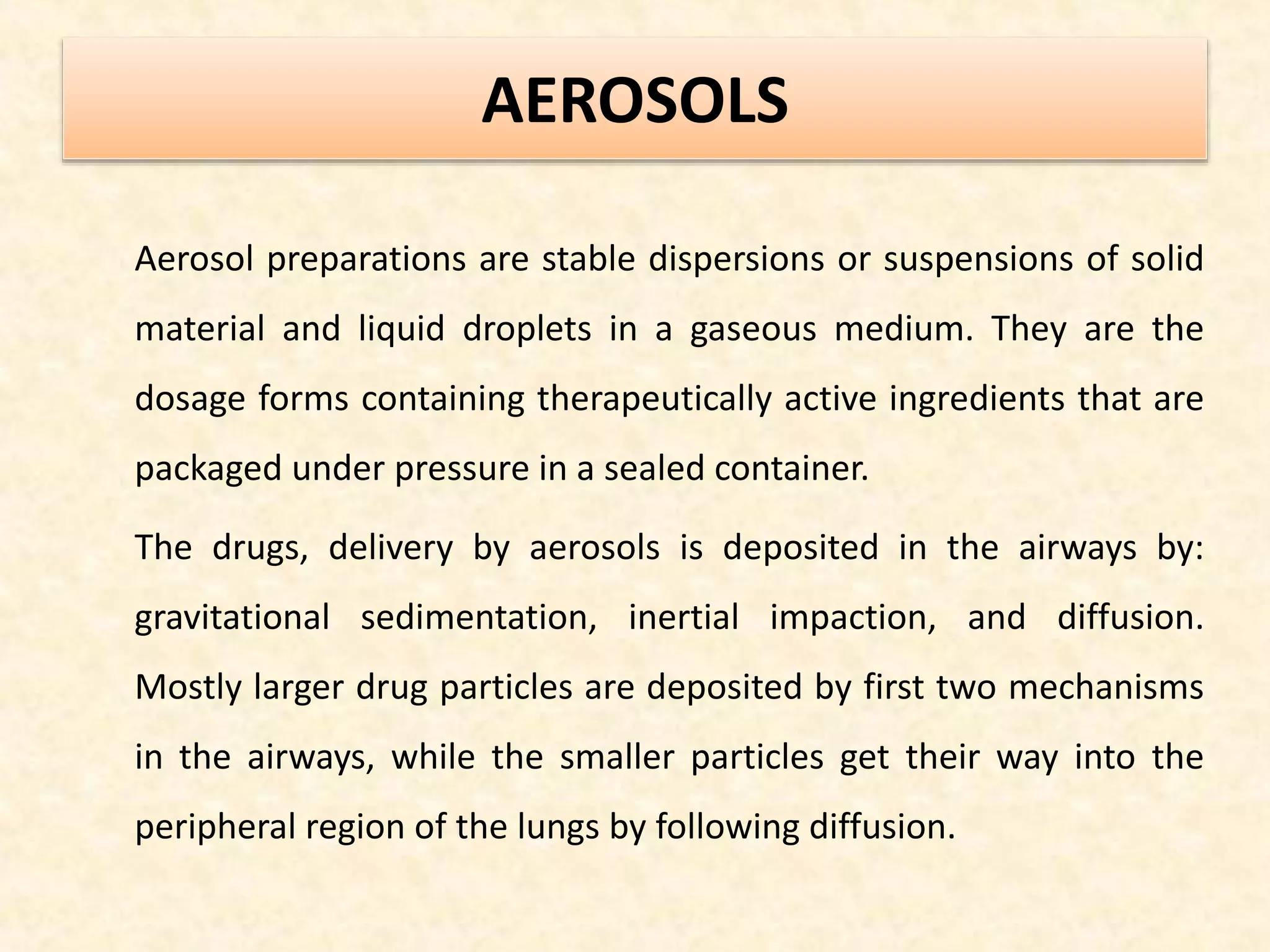 Aerosol | PPTX