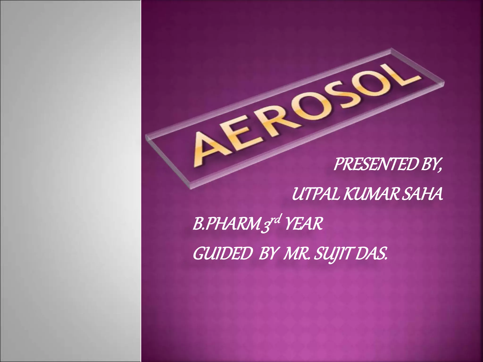 Aerosol | PPT