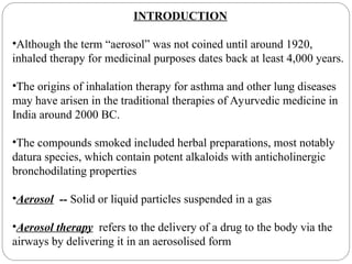 Comprehensive Overview of Aerosol Therapy: Mechanisms, Devices, and ...