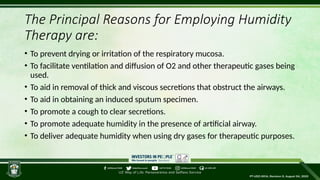 AEROSOL AND HUMIDITY THERAPY (College Lesson) | PPTX