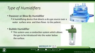 Aerosol and Humidity Therapy (Respiratory Therapy) | PPT