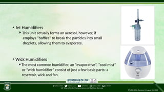 Aerosol and Humidity Therapy (Respiratory Therapy) | PPT