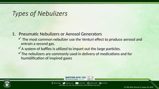 Aerosol and Humidity Therapy (Respiratory Therapy) | PPT