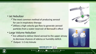 Aerosol and Humidity Therapy (Respiratory Therapy) | PPT
