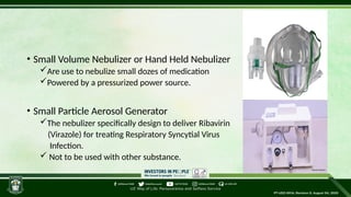 Aerosol and Humidity Therapy (Respiratory Therapy) | PPT