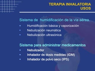 Aerosoles respiratorios inhalados y dispositivos.ppt | Lung and ...