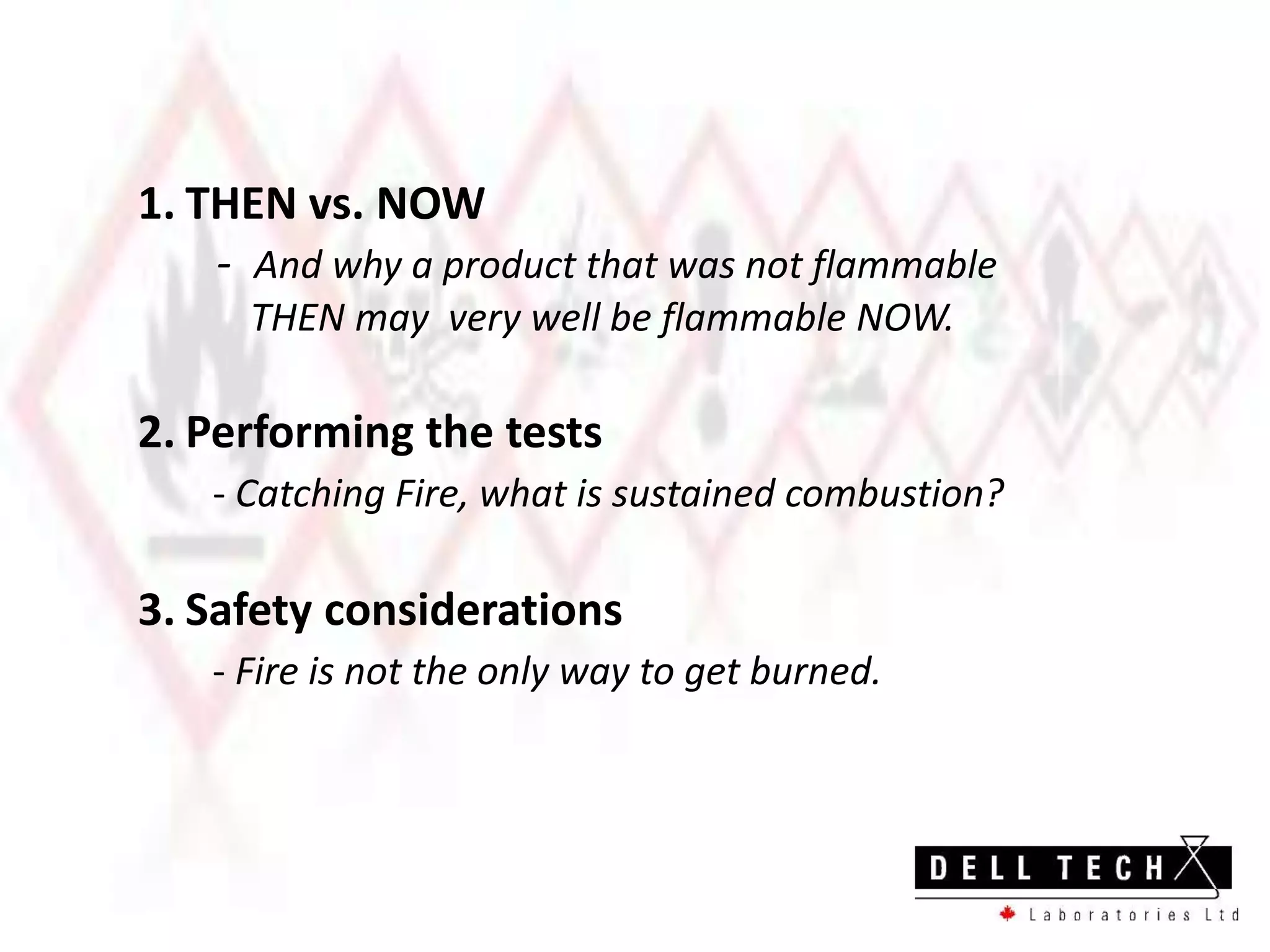 Aerosol Flammability Testing for HCS 2012 (GHS) | PPTX
