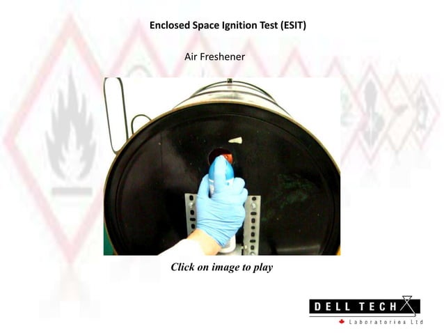 Aerosol Flammability Testing for HCS 2012 (GHS) | PPTX | Chemistry ...