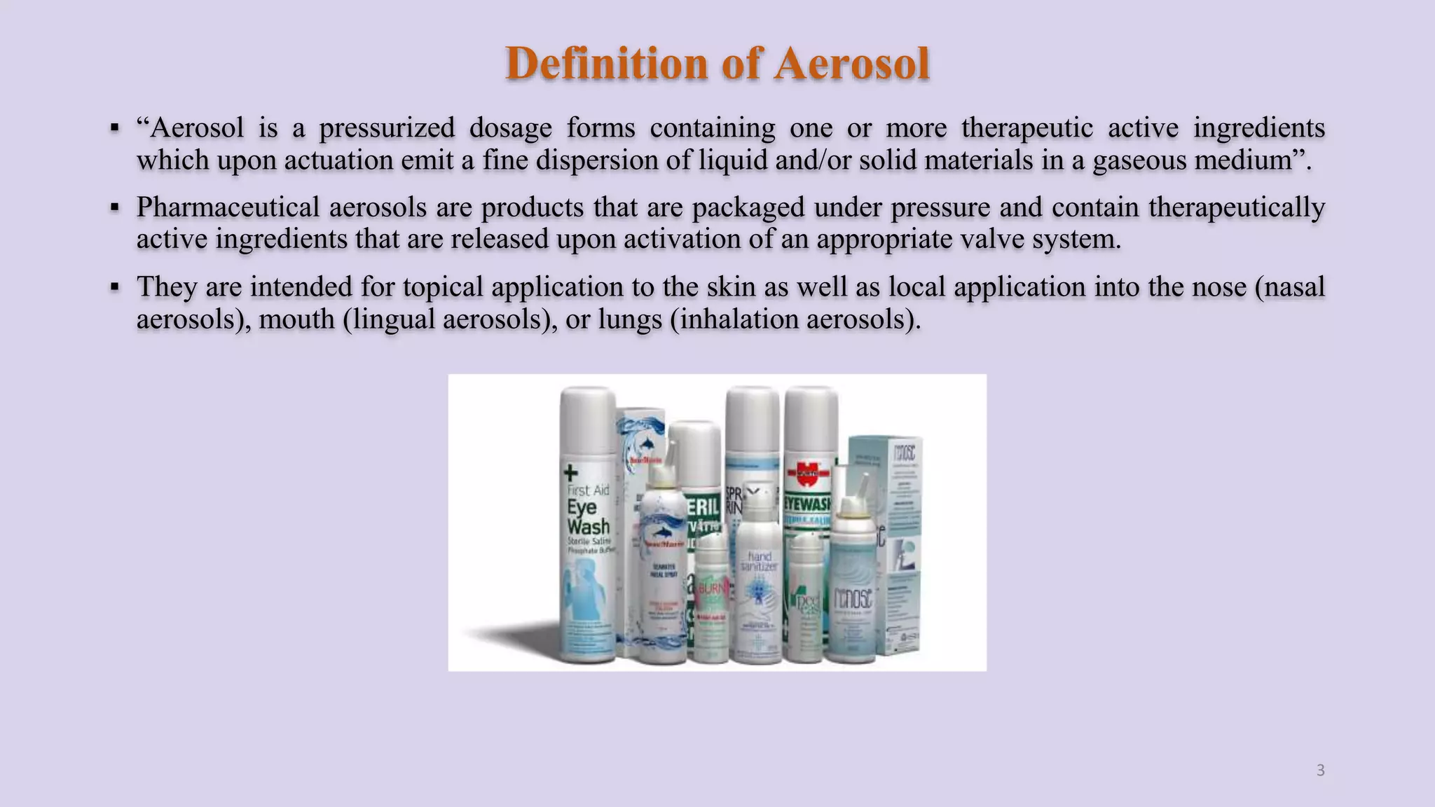 Aerosol types , mechanisms | PPTX