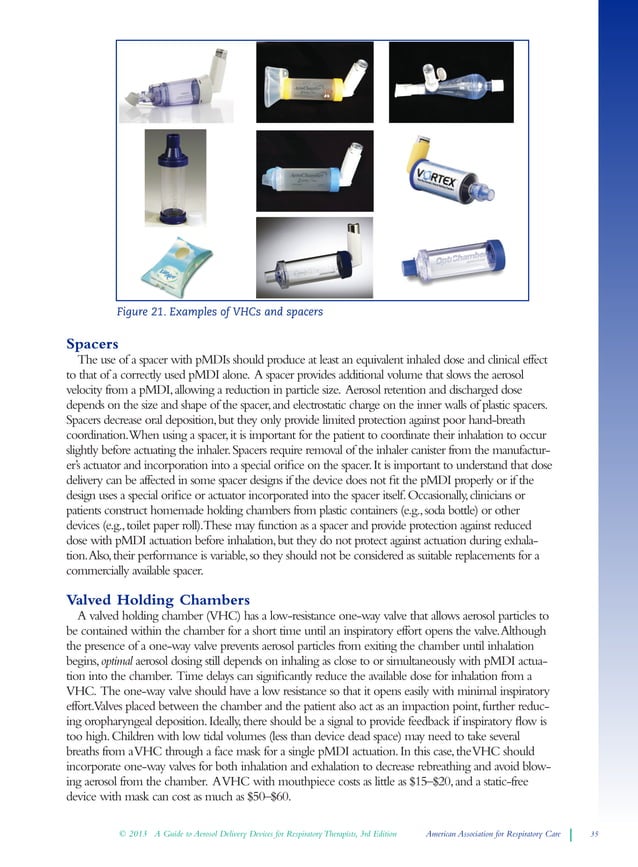 A Guide to Aerosol Delivery Devices for Respiratory Therapists | PDF ...