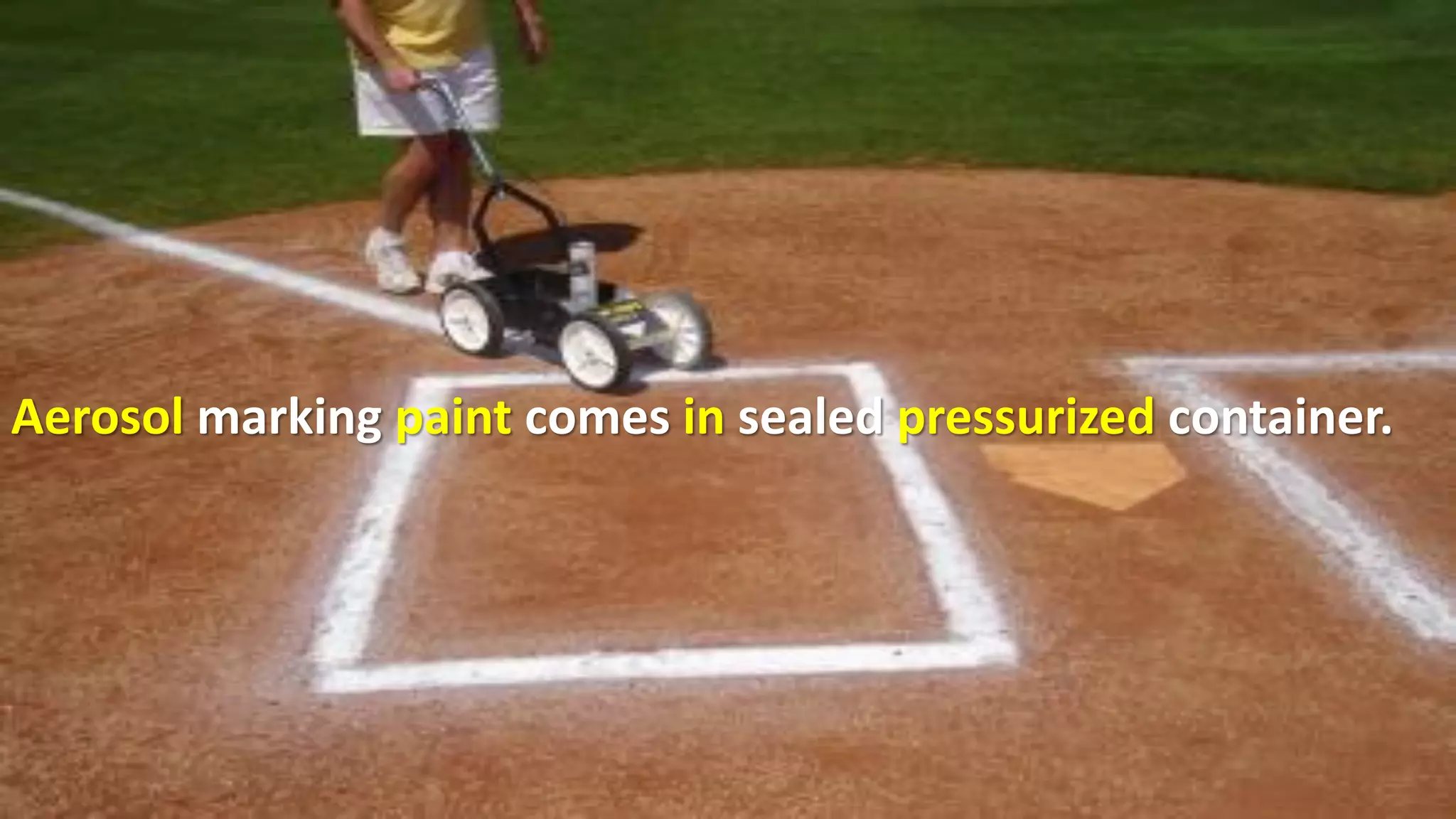 Aerosol marking paint | PDF