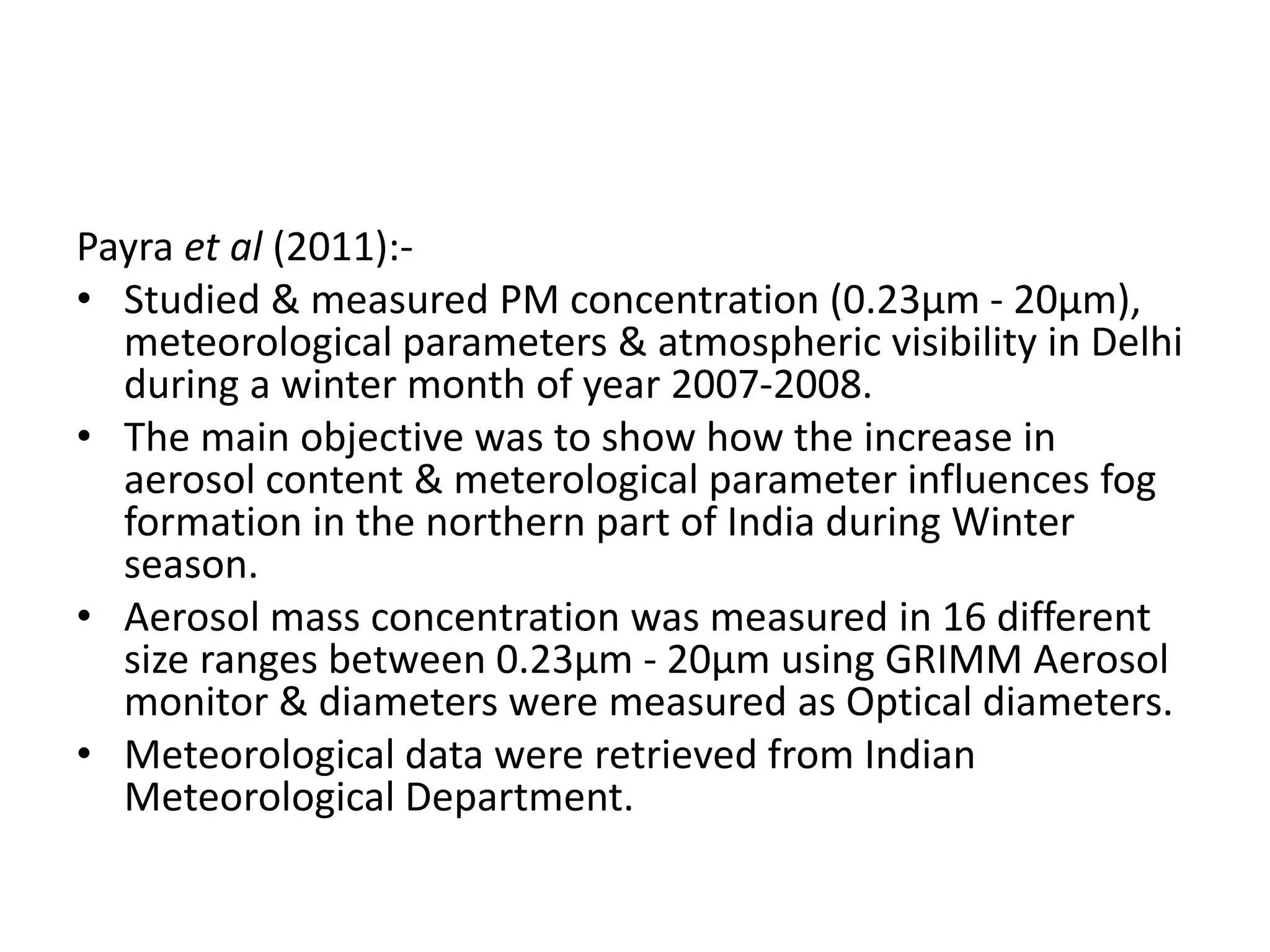 Aerosol optical depth | PPTX