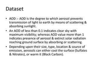 Aerosol optical depth | PPTX