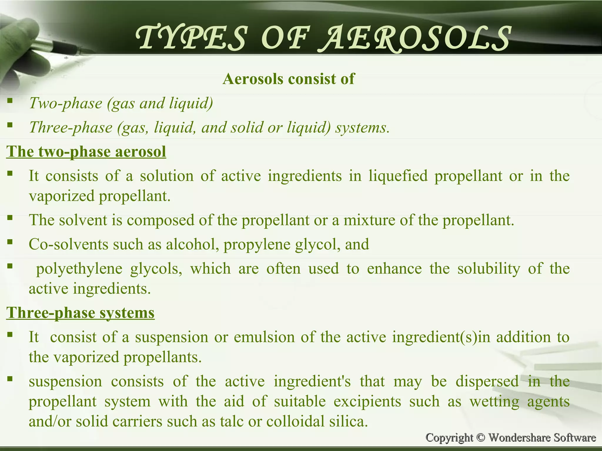 Aerosols | PPT