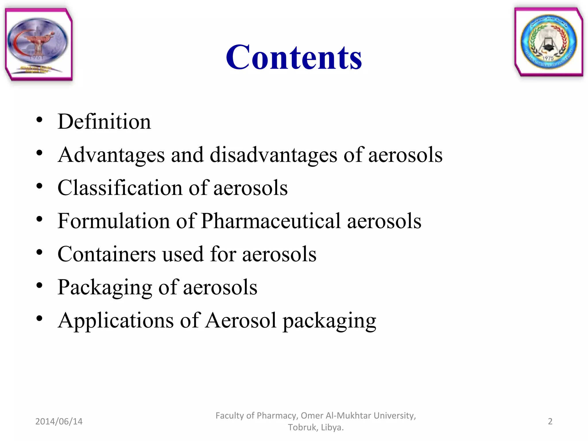 Aerosols | PPT