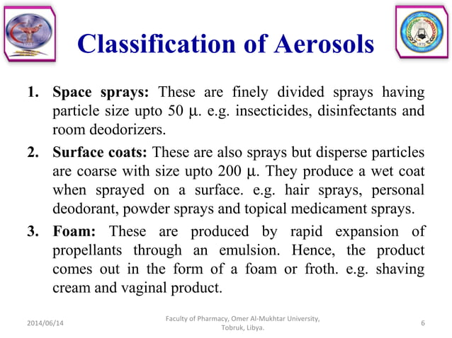 Aerosols | PPT | Lung and Respiratory Health | Diseases and Conditions