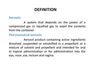 Aerosols | PPT