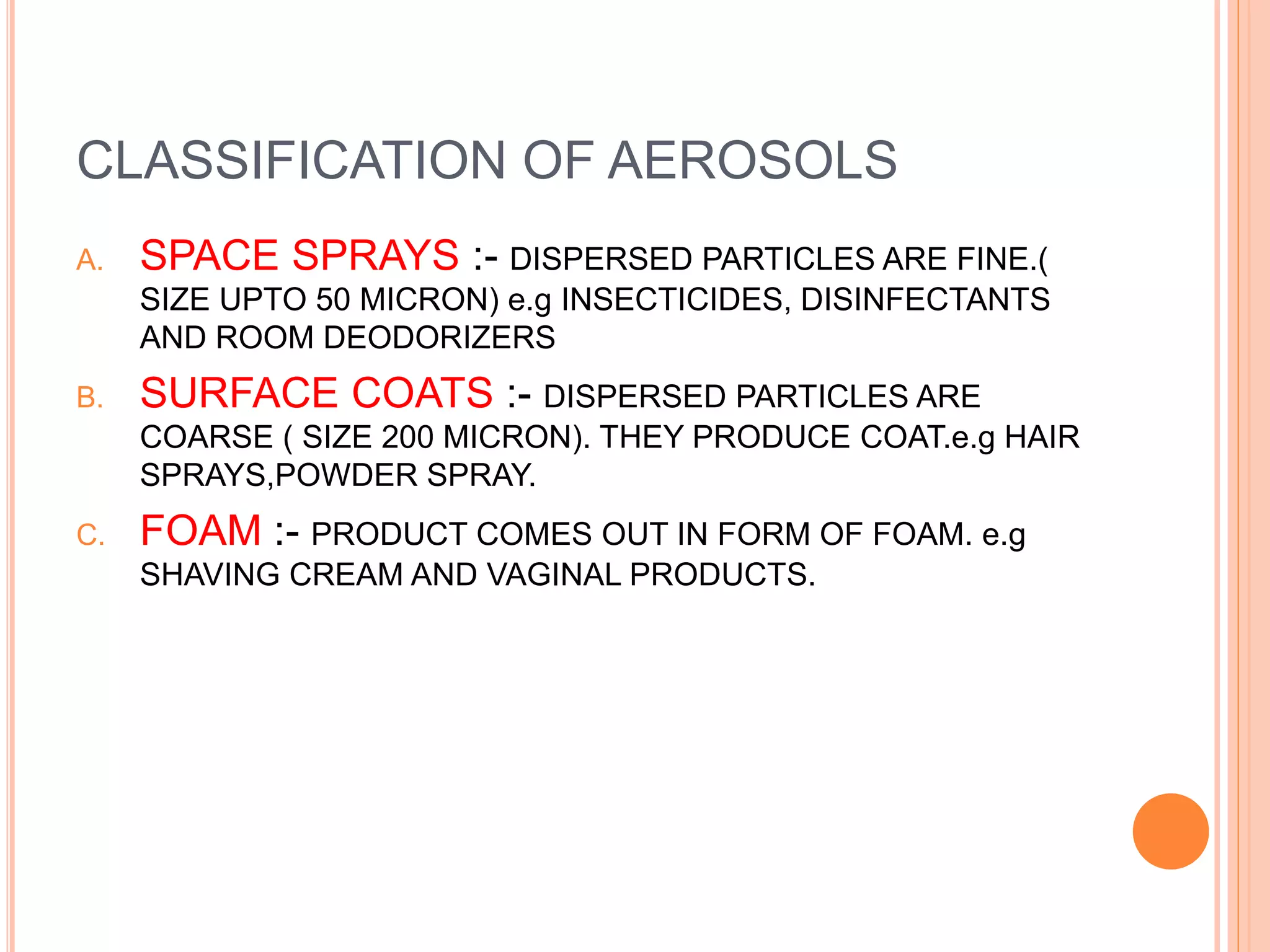 Aerosols | PPT