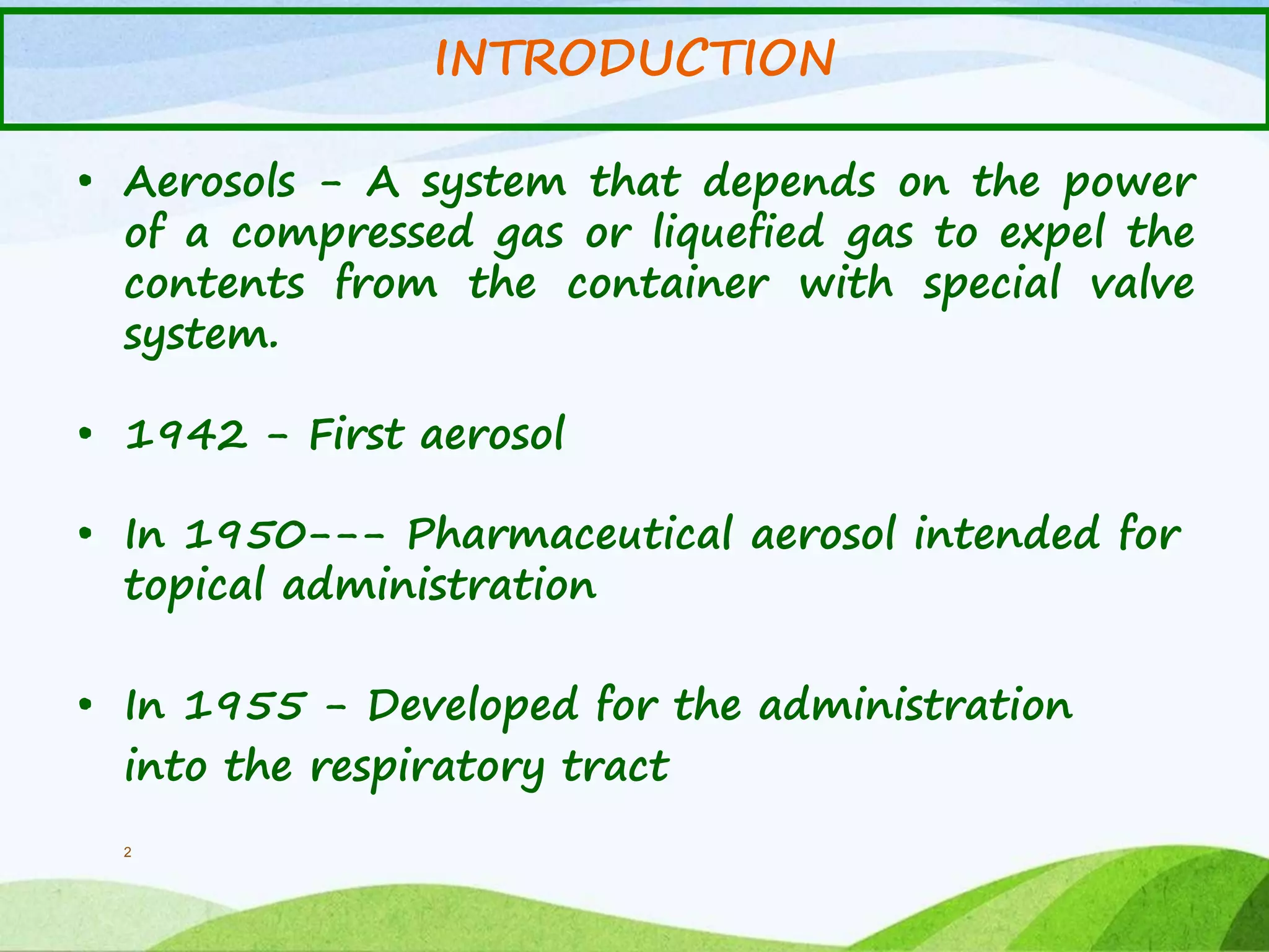 Aerosols | PPT