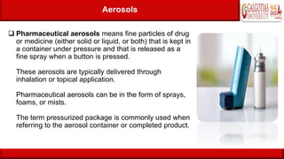 Aerosols - components and mechanism-2024 | PPT