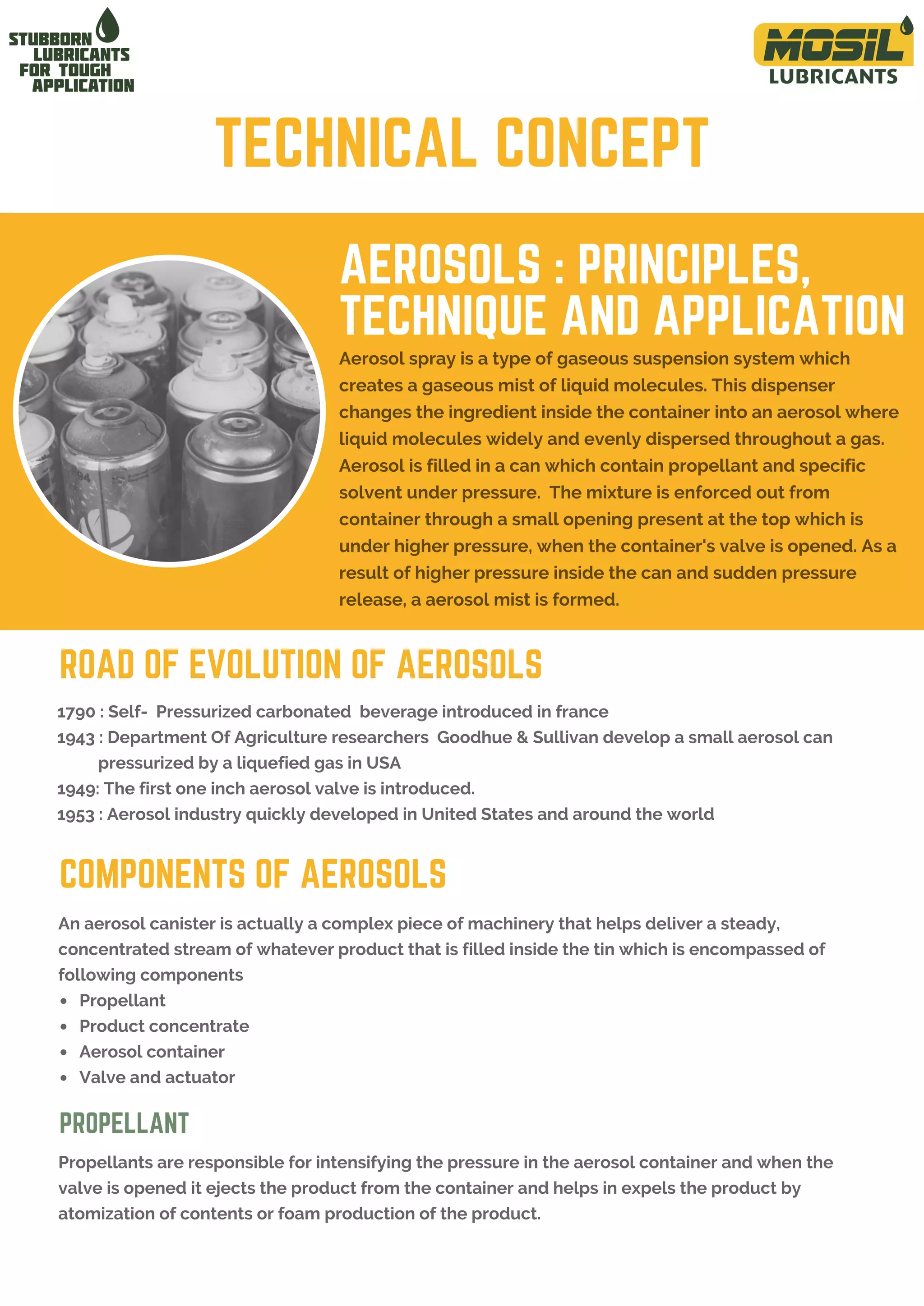 Aerosols and it's applications | PDF