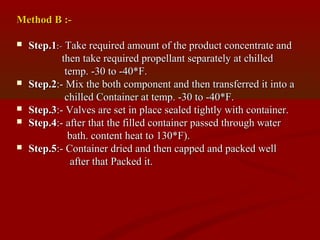 Aerosols formulation & Packaging | PPT