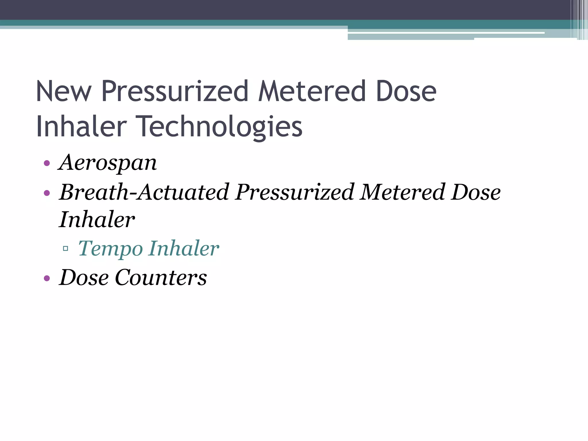 Aerosol therapy | PPTX