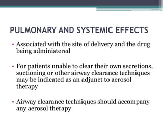 Aerosol therapy | PPT