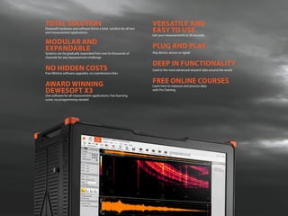Aerospace solutions | Dewesoft | PDF | Digital Audio | Computer ...