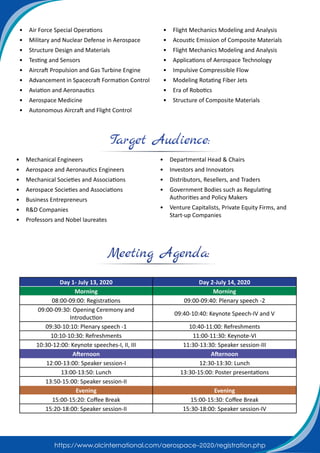 2nd International Conference and Exhibition on Aerospace & Aeronautical ...