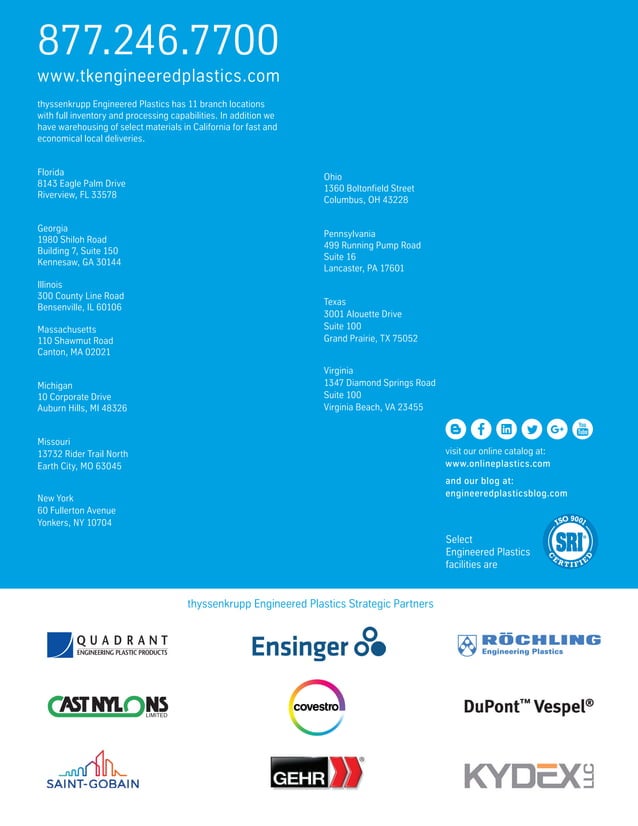 thyssenkrupp aerospace plastics | PDF | Chemistry | Science