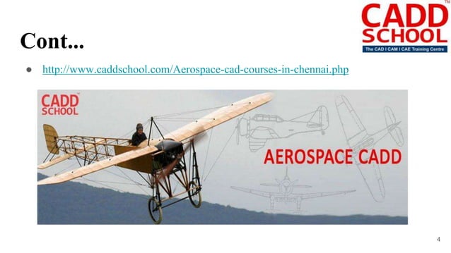 Aerospace Design | Aircraft Design | Aeronautical CAD in chennai | PPT