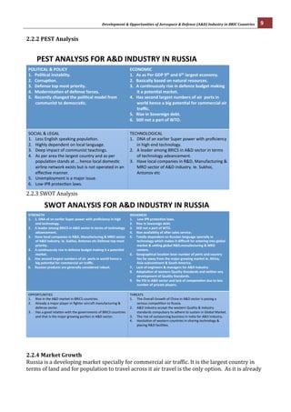 Aerospace&Defence in BRIC Nations | PDF