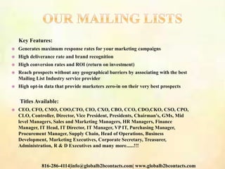 Aerospace & defense email list | PPT