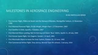 Aerospace engineering | PPTX
