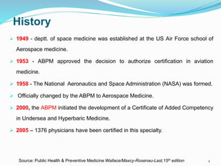 Aerospace medicine | PPTX