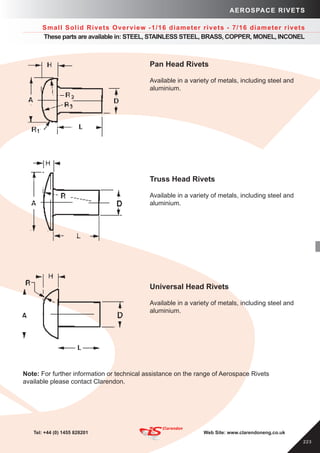 Aerospace rivets | PDF | Musical Instruments | Hobbies & Interests