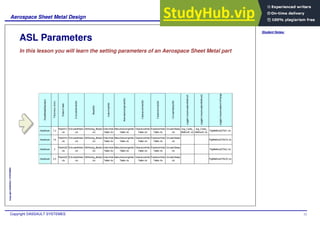 Aerospace Sheet Metal Design CATIA V5 | PDF
