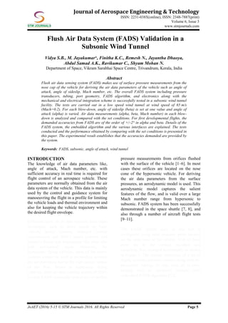 Aerospace Engineering & Technology vol 6 issue 3 | PDF