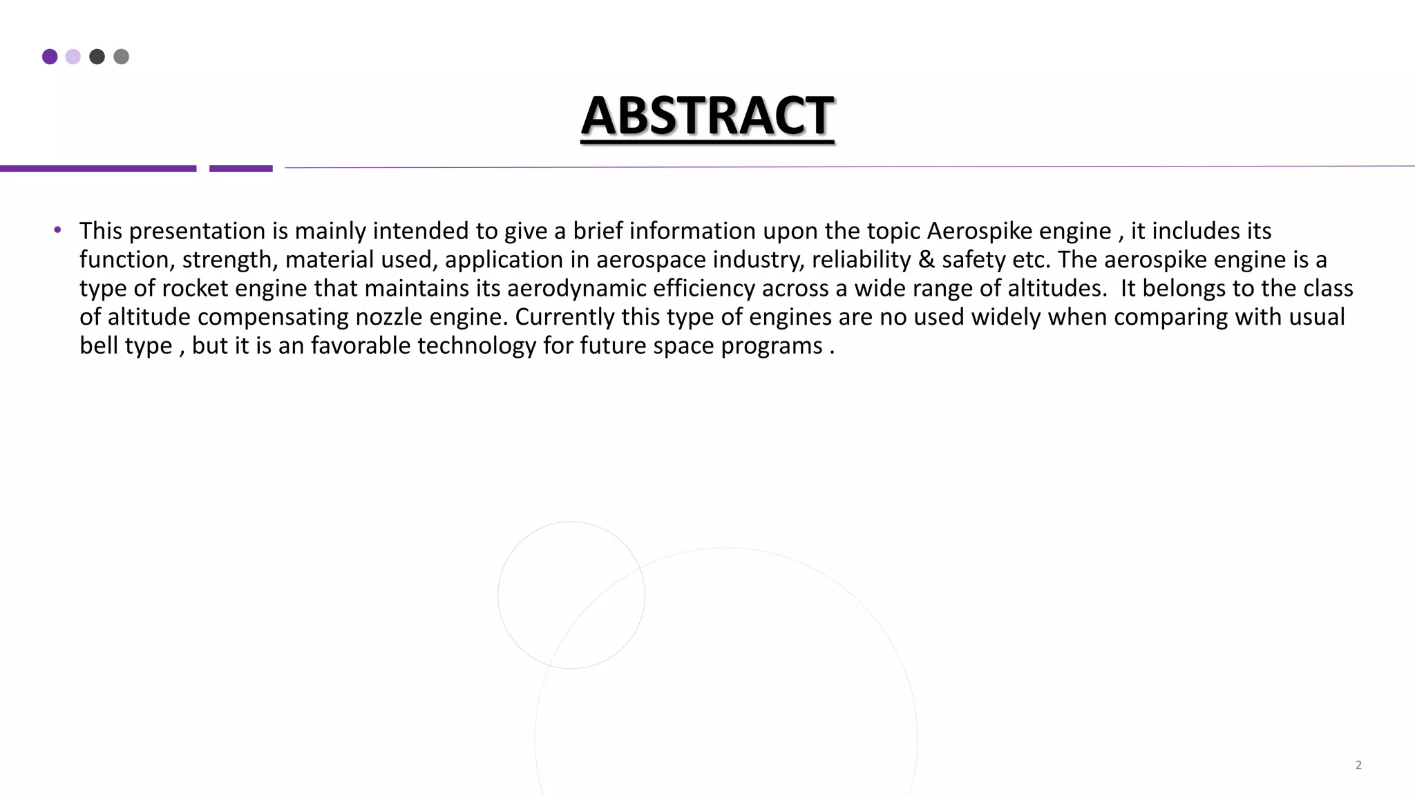 Aerospike engine ppt | PPTX