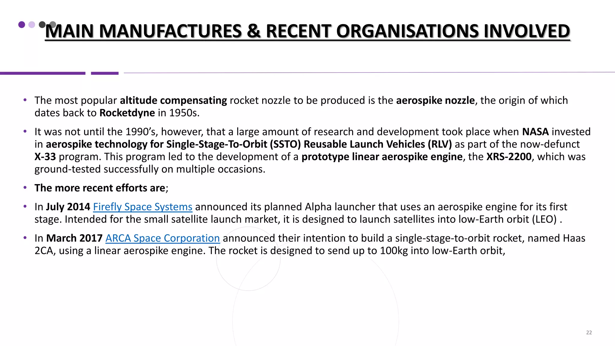 Aerospike engine ppt | PPTX