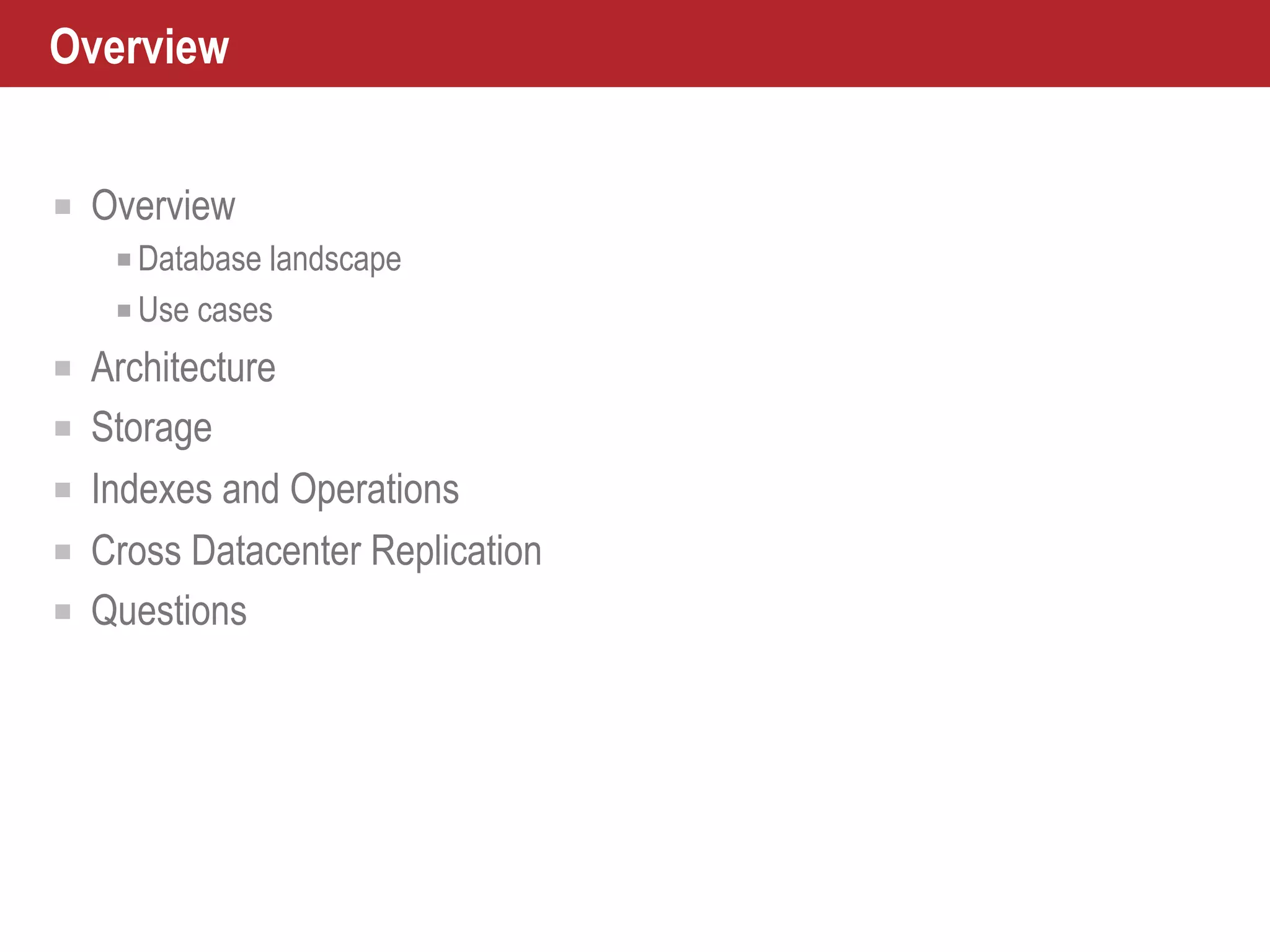 Aerospike Hybrid Memory Architecture Ppt