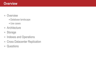 Aerospike Hybrid Memory Architecture | PPT