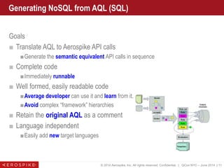 Generating NoSQL from SQL | PPT