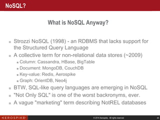 NoSQL in Real-time Architectures | PPTX
