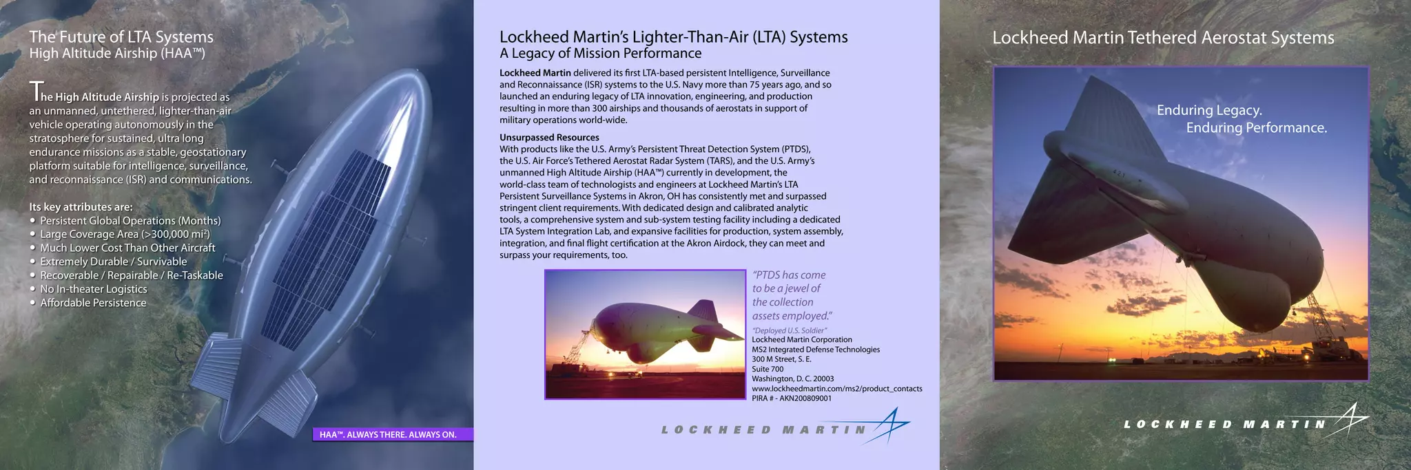 Lockheed Martin Aerostat Systems Brochure | PDF